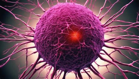 Premium Photo A Microscopic View Of A Cell With A Glowing Nucleus