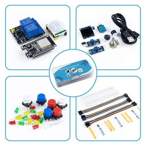 Klystr Esp32 Basic Starter Kit Wifi Bluetooth Wireless Iot Development Breadboard Kit Learning