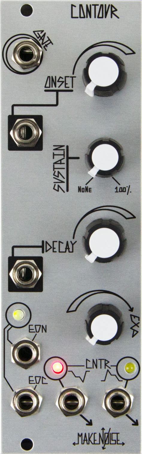 Make Noise Contour Analog 4 Stage Function Generator Eurorack Module Sweetwater