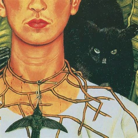 Frida Kahlo Self Portrait With Thorn Necklace And Hummingbird 1940