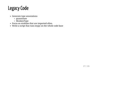 Static Type Checking In Python Ppt