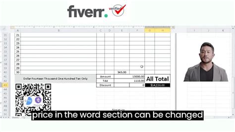 Create Automatic Excel Based Invoice By Arnab Das Fiverr
