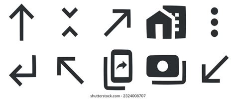 Set 10 Icons Text Editor Vector Stock Vector Royalty Free 2324008771 Shutterstock