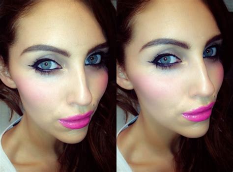 Inspiration Eye Makeup For Hot Pink Lips