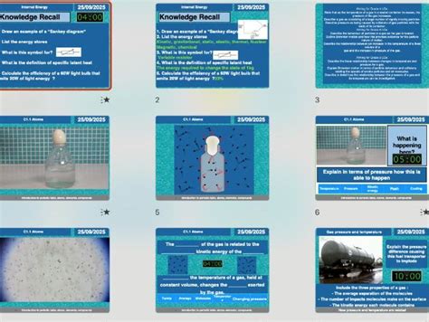 Aqa Gcse Physics P6 P66 Gas Pressure Temperature T Free Ai