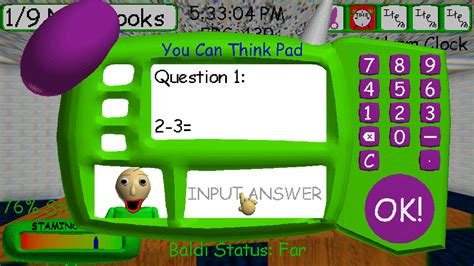 Version 0 9 3 Update Baldi S Basics 5 Years Birthday Bash BETA By REMEN1015