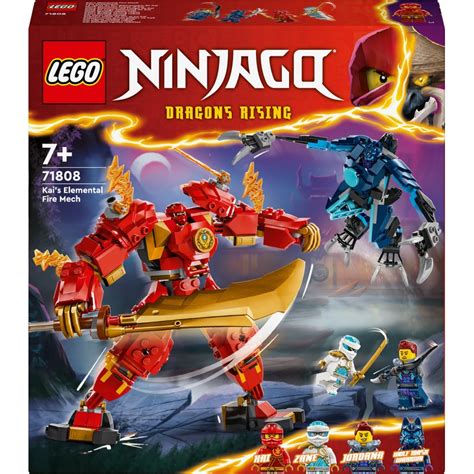 Lego Ninjago 71808 Le Robot Élémentaire Du Feu De Kai Smyths Toys France