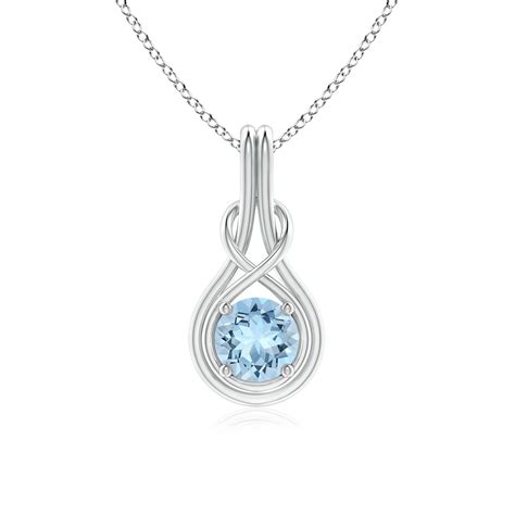 Aquamarine Pendant Necklaces For Women Angara