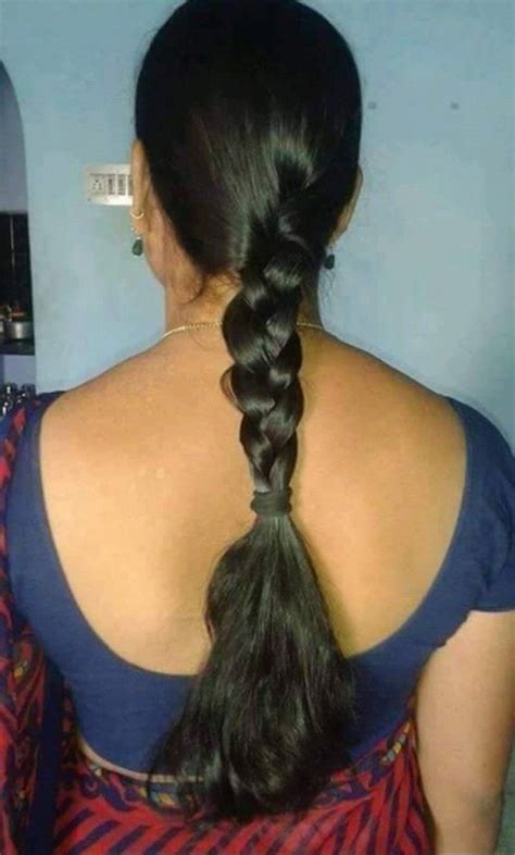 Short Braid Braids For Long Hair Long Indian Hair Slick Hairstyles