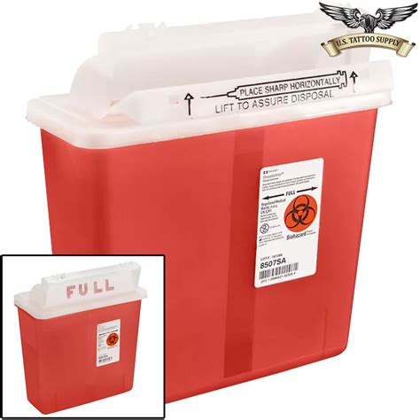 Biohazard Sharps Container Us Tattoo Supply