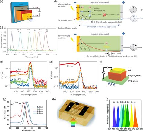 A Schematic Of Perovskite Single Crystal Device Structure B