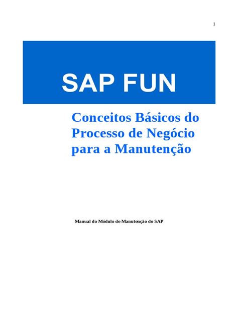 sap fun sap pm pdf medição planejamento