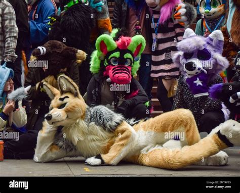 London Uk 4th February 2023 Furries People Who Like To Wear