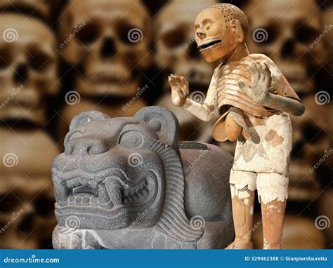 Mictlantecuhtli Also Known As Lord Of Mictlan Was A Central Figure In