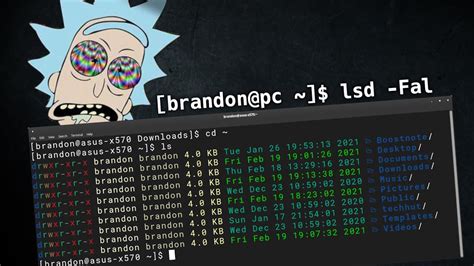 lsd lsdeluxe make your linux ls command awesome youtube