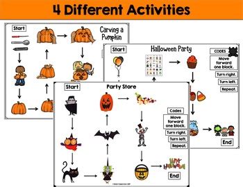 Halloween Coding Unplugged By Rosie S Superstars TPT