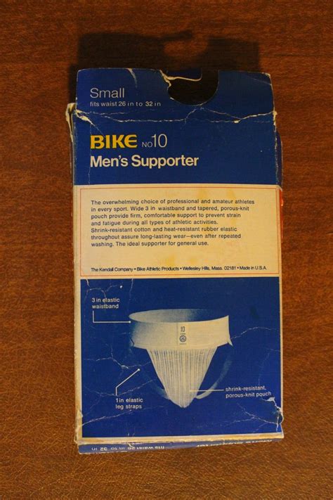 Vintage The Bike No 10 Jockstrap Athletic Small Usa Made 1960s Bicycle