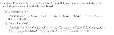 Solved N With I N And X Xn Suppose Chegg Com