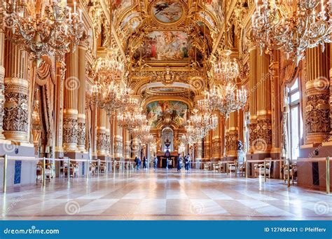 Palais Garnier The National Opera Of Paris Grand Foyer Editorial Photo