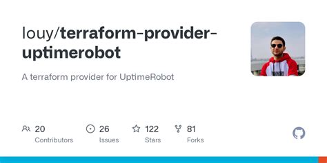 Github Louy Terraform Provider Uptimerobot A Terraform Provider For Uptimerobot