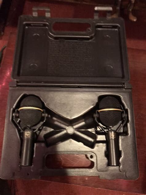 Electro Voice Ev N D468 Microphone Pair W Case Reverb