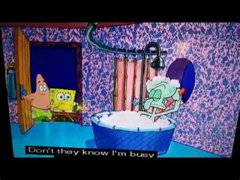 Spongebob Squarepants Squidward Screaming Scene Youtube