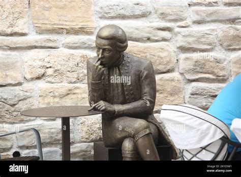 Statue Of Rudjer Boskovic A Famous Croatian Scientist Is Seen As Part