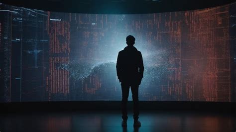 Premium Ai Image Photo People Monitoring Cybersecurity Hologram Map And Screen With Malware