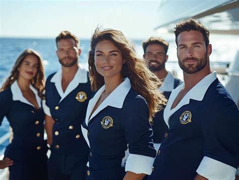Image Of Yacht Crew Uniforms That Exemplify Brand And Style