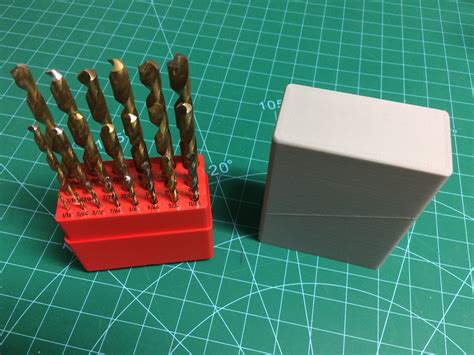 Gridfinity Sae Drill Set Case By Tuxedo Download Free Stl Model