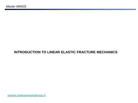 pdf introduction to linear elastic fracture …introduction to linear