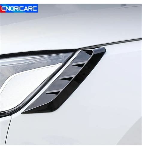 헤드라이트 눈썹 자동차 프론트 장식 커버 트림 아우디 A4 B9 2020 리어 램프 외부 액세서리 티몬