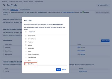 Datetime Picker Type Of Custom Field Is Not Shown
