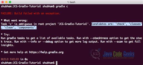 Gradle Tutorial Java Code Geeks