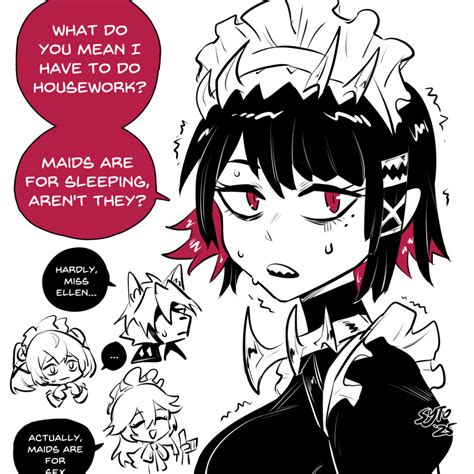 Safebooru 1boy 3girls Alexandrina Sebastiane Black Hair Colored Inner