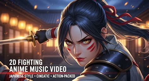 Create Cinematic 2d Fighting Anime Video Anime Trailer In Japanese