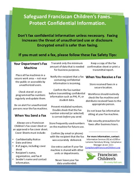 Fillable Online Fax Confidentiality Statements Why They Are Important Fax Email Print Pdffiller