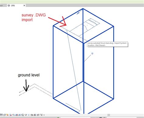Solved 2d Survey Show Up As 3d Block In Revit Autodesk Community