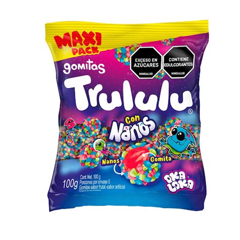 Gomitas Trululú Con Nanos Oka Loka X 100 Gr