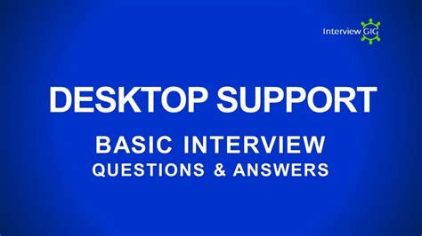 It Service Desk Interview Questions And Answers In The 2025