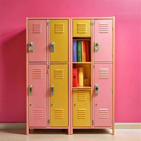 School Locker Premium Ai Generated Image School Locker Premium Ai Generated Image