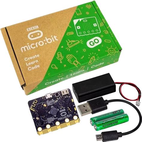 placa microbit v2 com acessórios para robótica arduino submarino