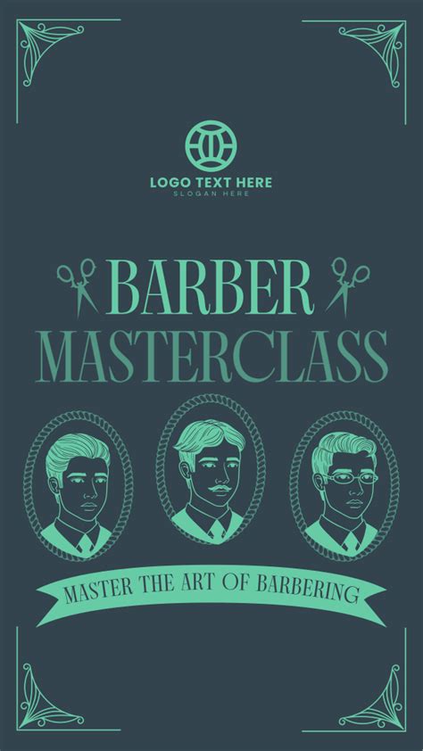Barber Master Class Instagram Story Brandcrowd Instagram Story Maker
