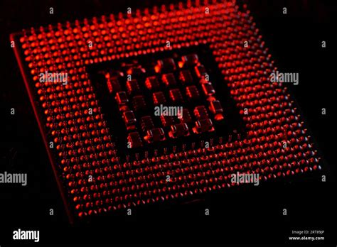 Cpu Closeup For Pc And Laptop Stock Photo Alamy