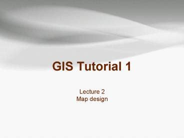 PPT GIS Tutorial PowerPoint Presentation Free To View Id MzRmM