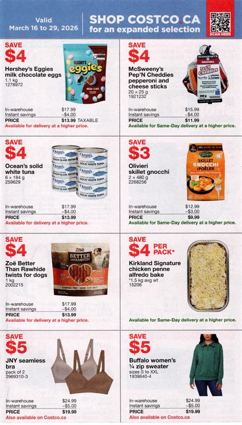 Costco Canada Flyer — Valid March 16 To April 12 2026