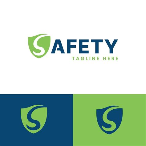 Safety Shield Sign Creative Security Logo Design Vector Template