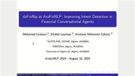 Underline Dzfinnlp At Arafinnlp Improving Intent Detection In Financial Conversational Agents