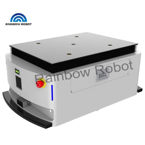 500kg capacity qr code navigation automated guided vehicle agv for warehouse handling agv