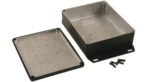 1590wbbfbk Hammond 1590 Series Die Cast Aluminium Enclosure Ip65